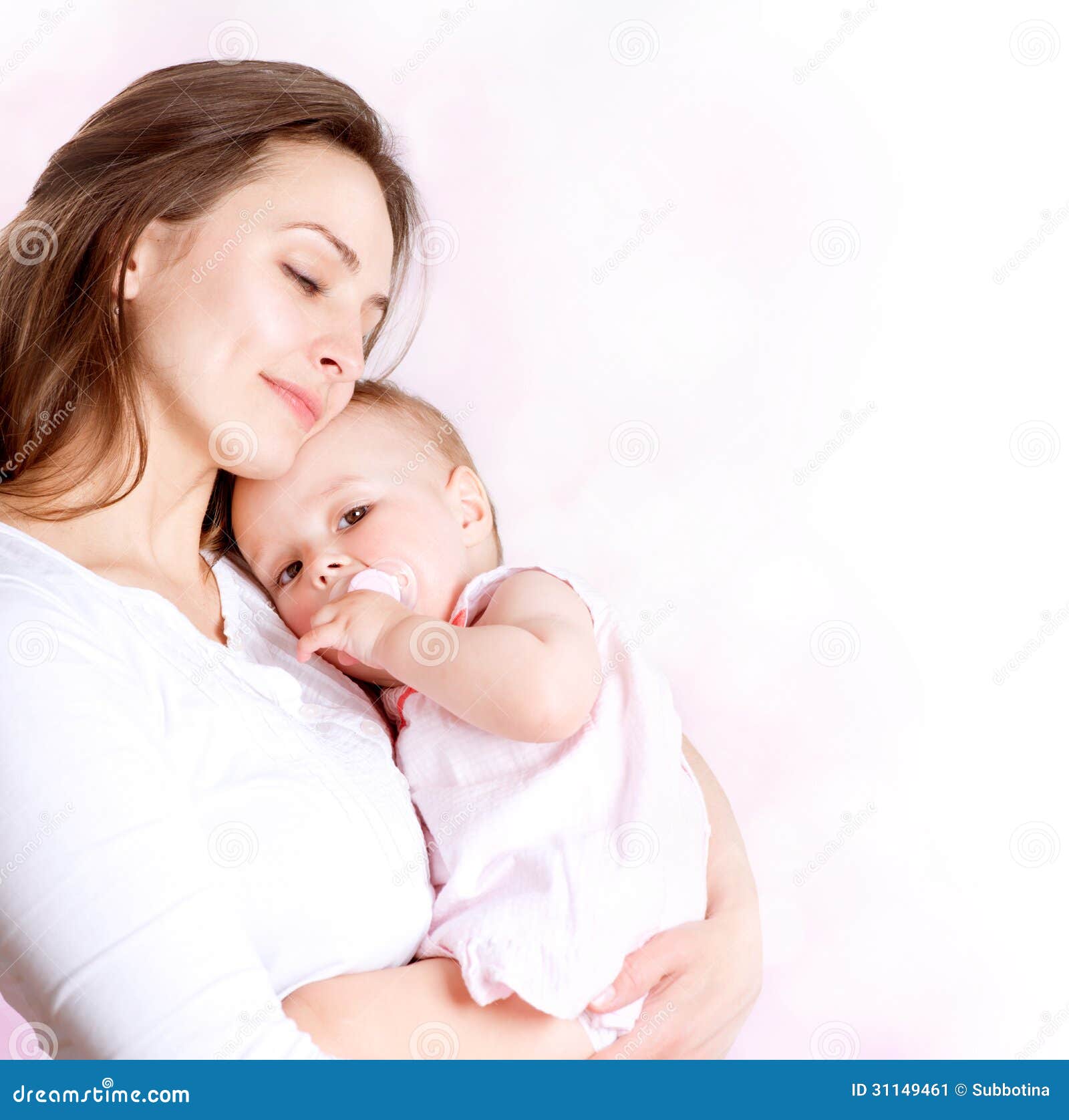 Mutter und Baby stockbild. Bild von mädchen, glücklich - 31149461