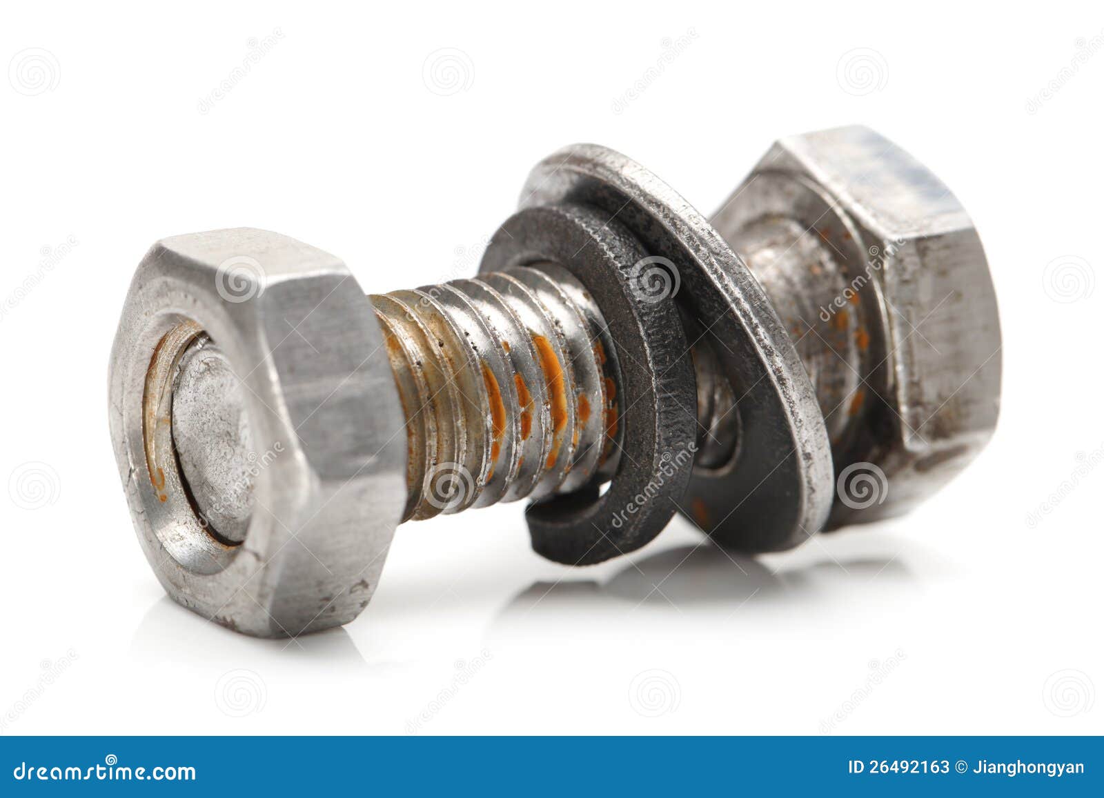 Mutter und Schraube stockbild. Bild von industriell, sonderkommando ...