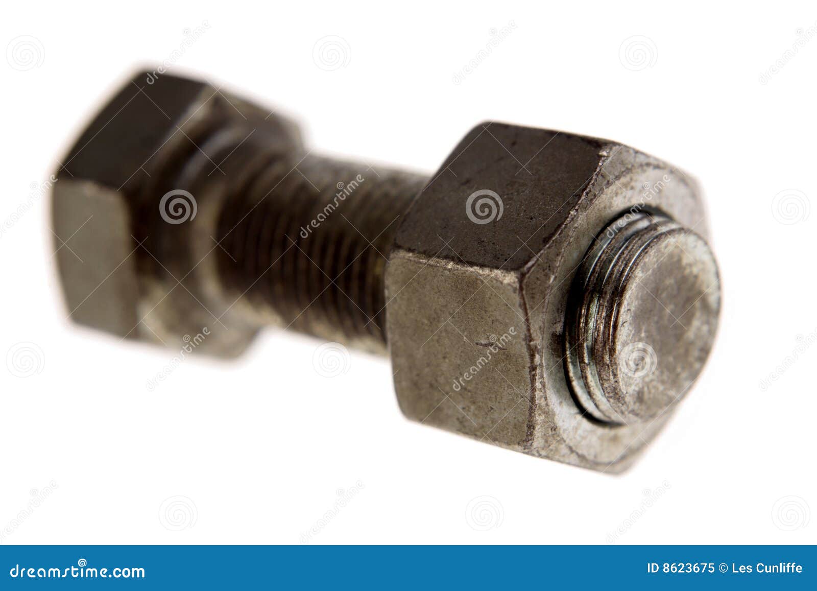 Mutter und Schraube stockbild. Bild von industriell, schraube - 8623675