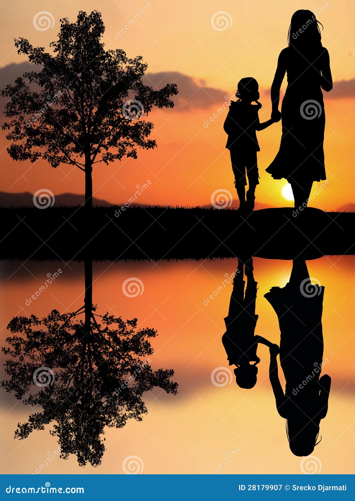 Mutter und Tochter stockbild. Bild von sorglos, streicheln - 28179907