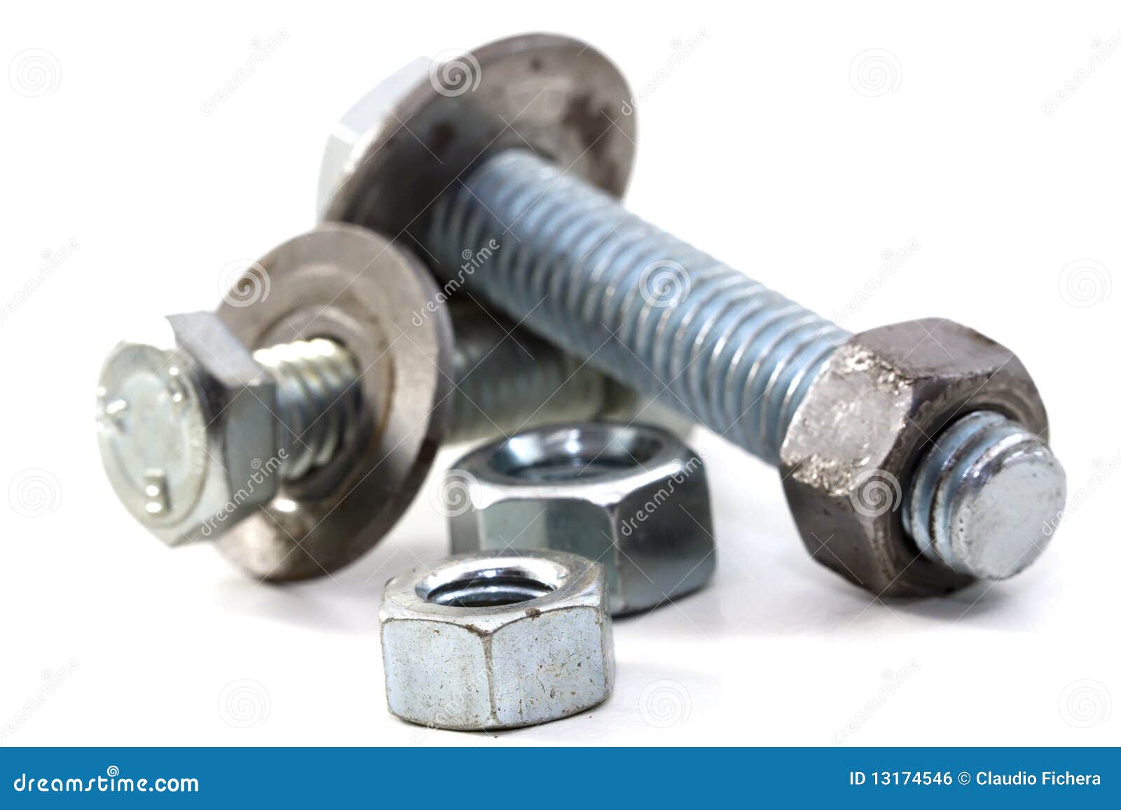 Muttern - und - Schrauben stockfoto. Bild von herstellung - 13174546