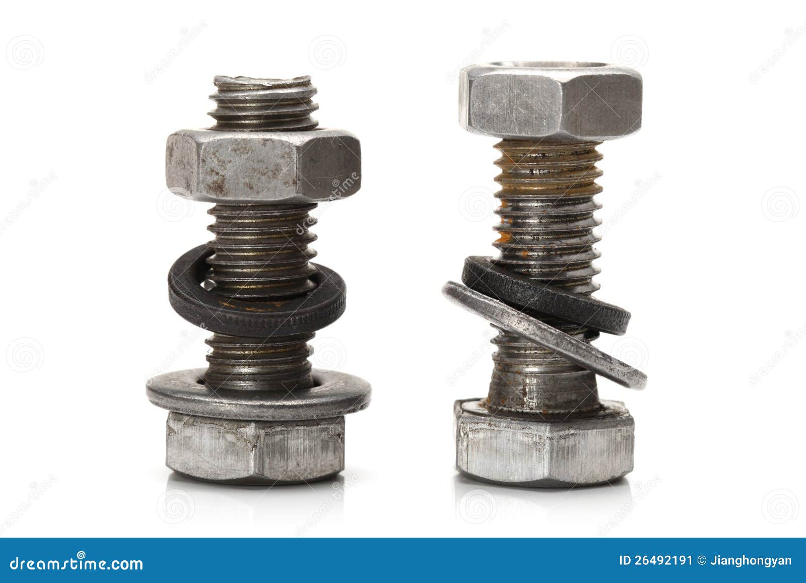 Muttern - und - Schrauben stockbild. Bild von verbindungselemente ...