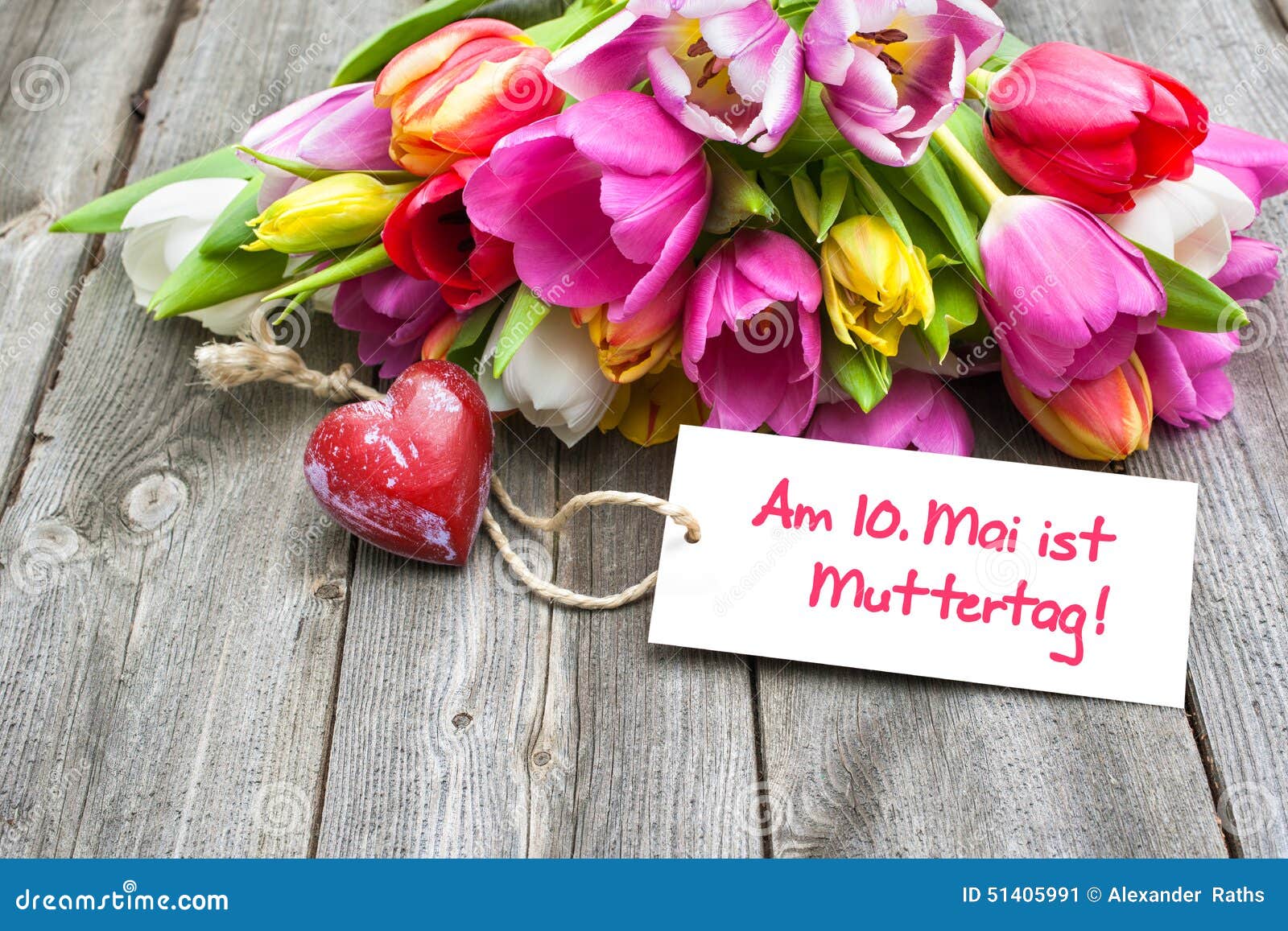 Muttertag stock image. Image of festive, grungy, heart - 51405991