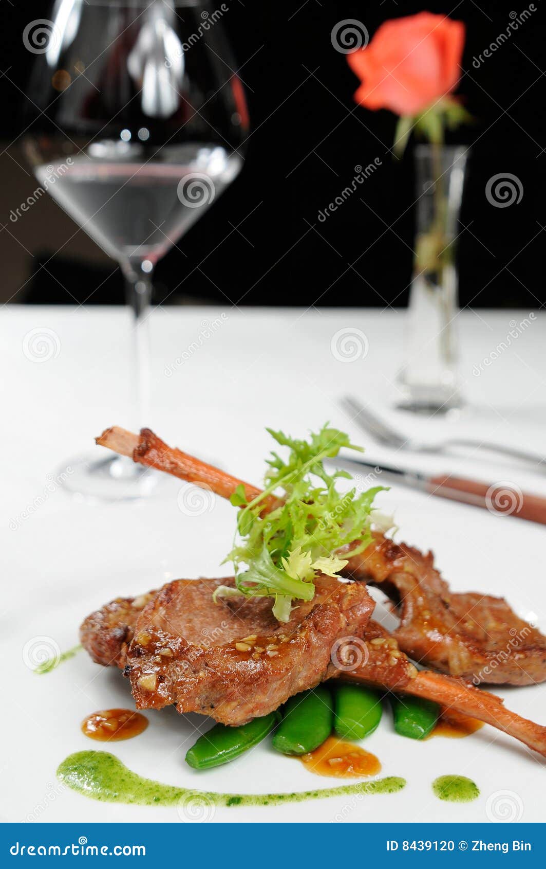 Mutton chop stock photo. Image of mutton, dish, lamb, gastronomic - 8439120