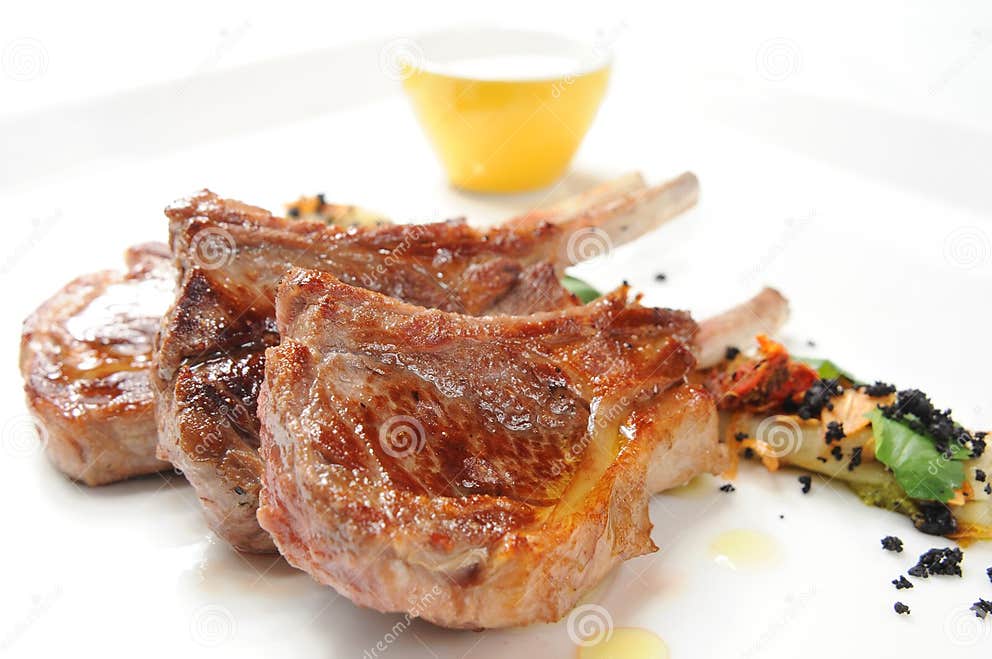Mutton chop stock photo. Image of mouth, healthy, vegetarian - 8917524