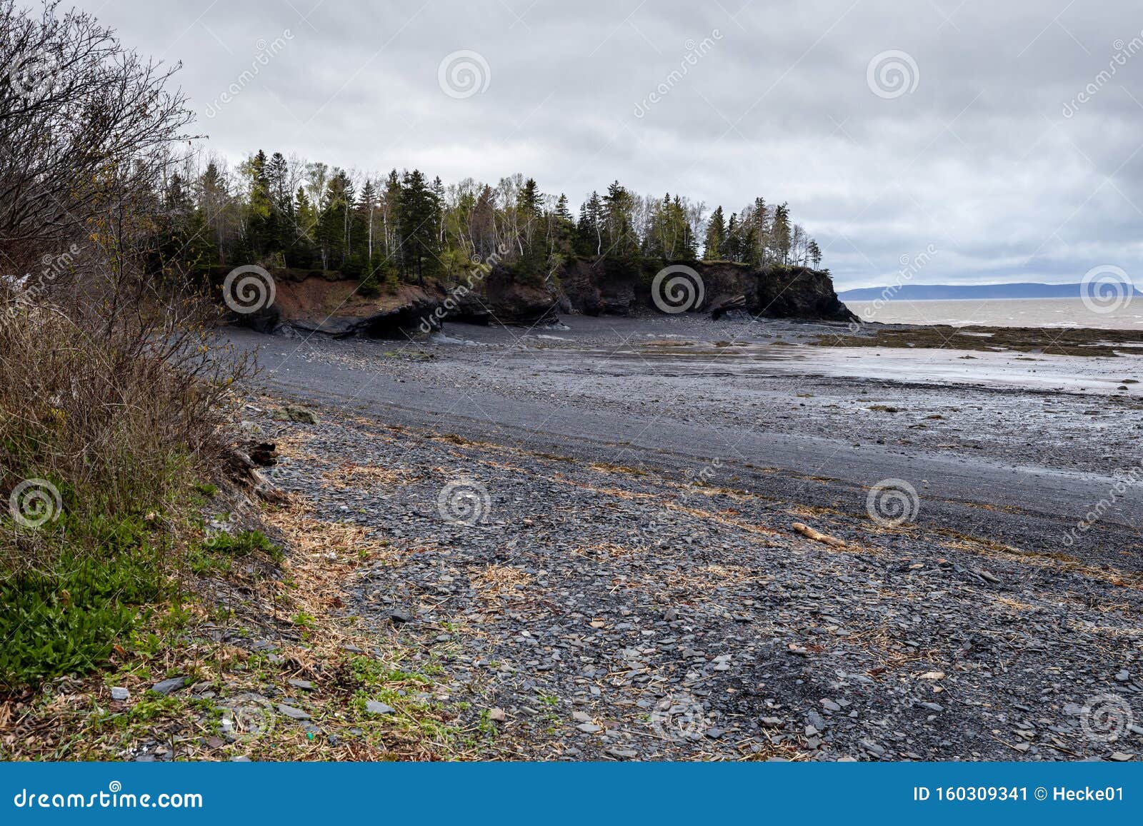 Mutton Cove Beach of Nova Scotia in Canada Stock Image - Image of ...