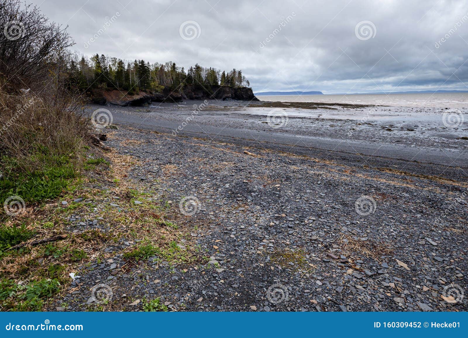 Mutton Cove Beach of Nova Scotia in Canada Stock Photo - Image of sand ...