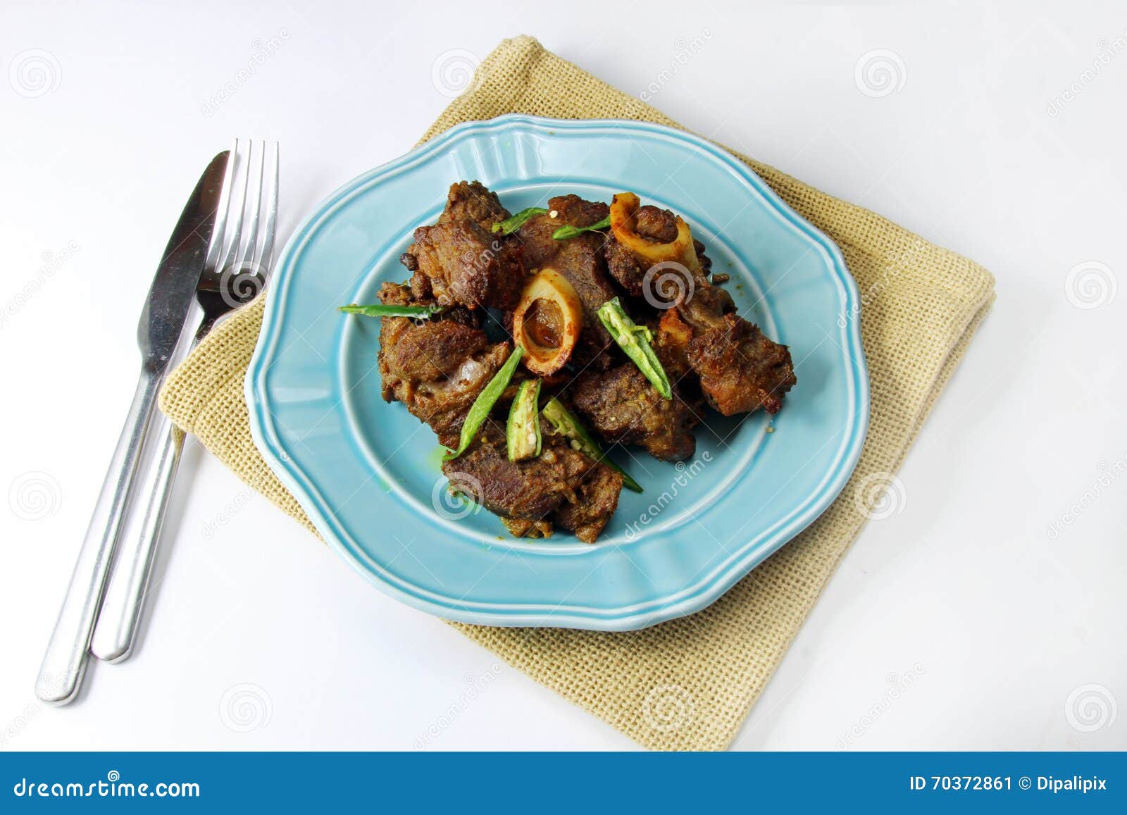 Mutton fry stock image. Image of isolated, dinner, food - 70372861