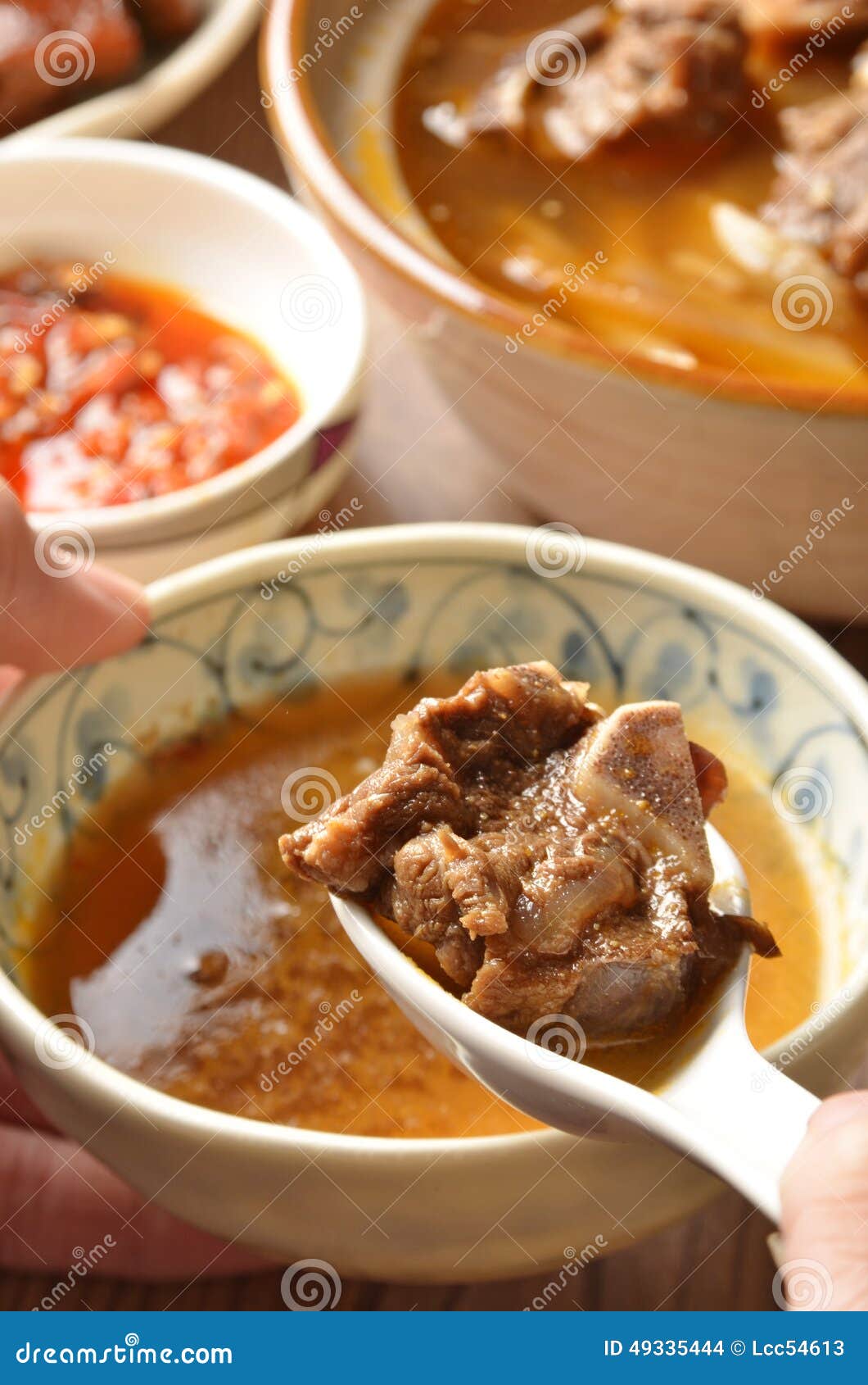 Mutton hot pot. stock photo. Image of vegetable, steamed - 49335444