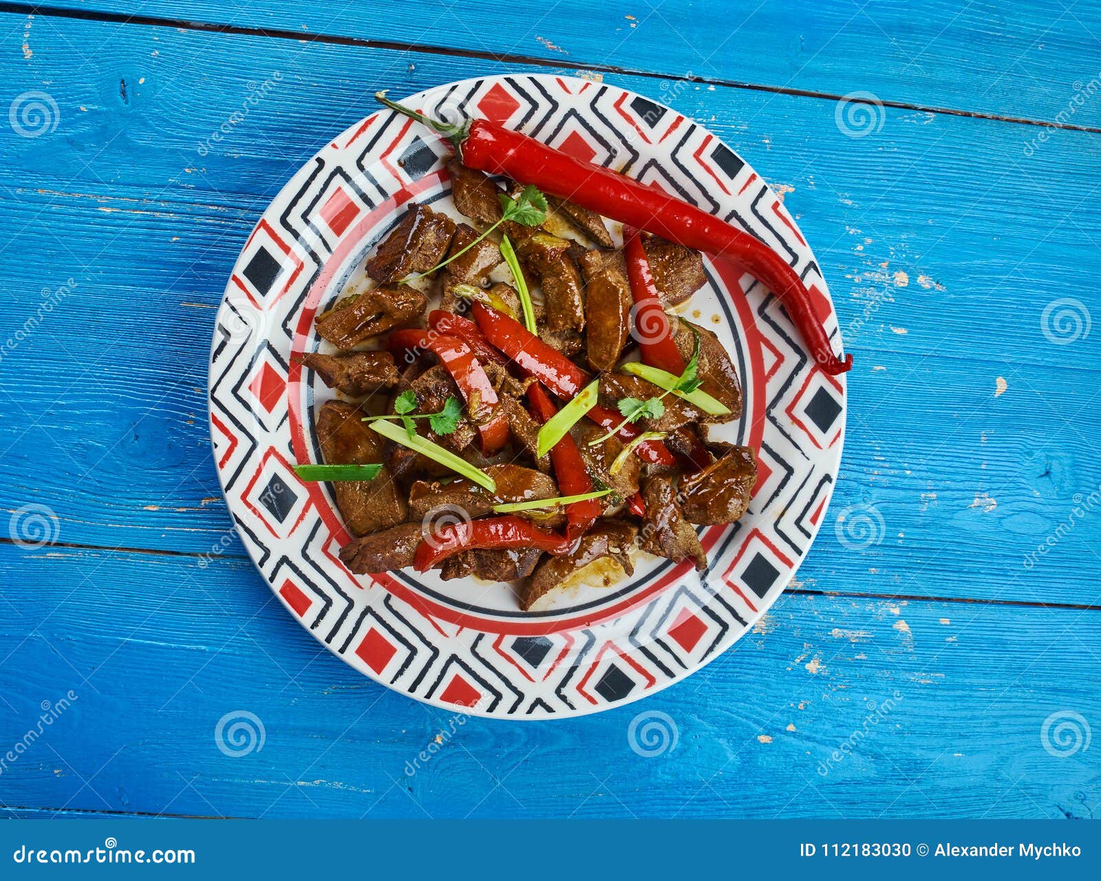Mutton kidney roasted. stock photo. Image of uygur, liver - 112183030