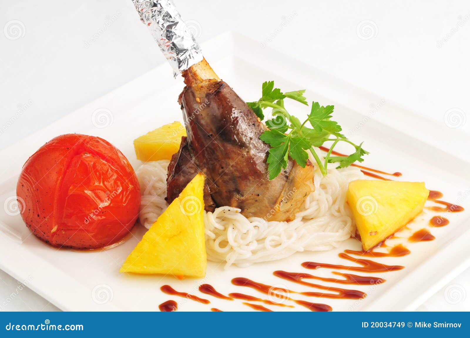 The mutton leg stock image. Image of white, traditional - 20034749
