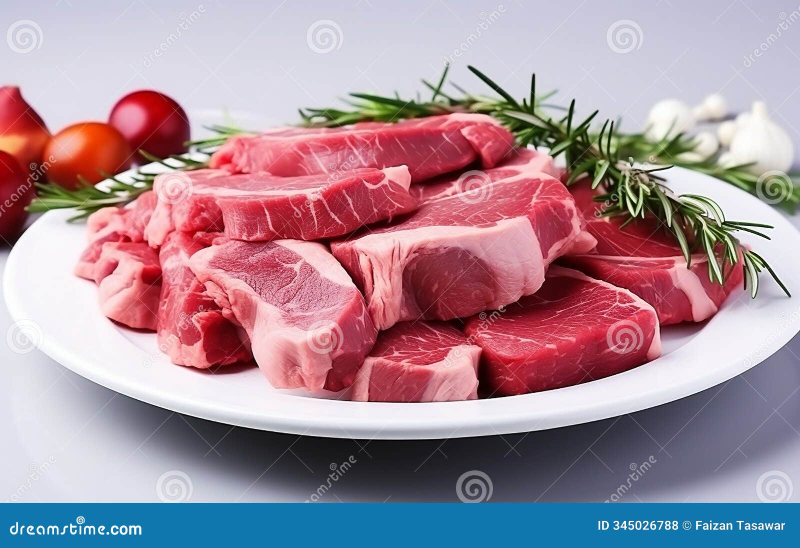 Mutton Meat on Clear Background Stock Illustration - Illustration of ...