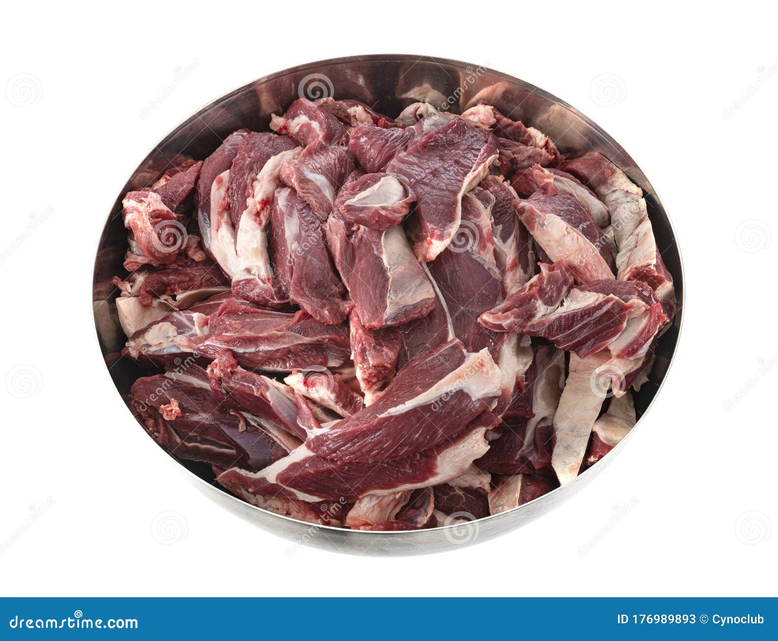 Raw Mutton Meat On A Grill With Onions Royalty-Free Stock Image ...