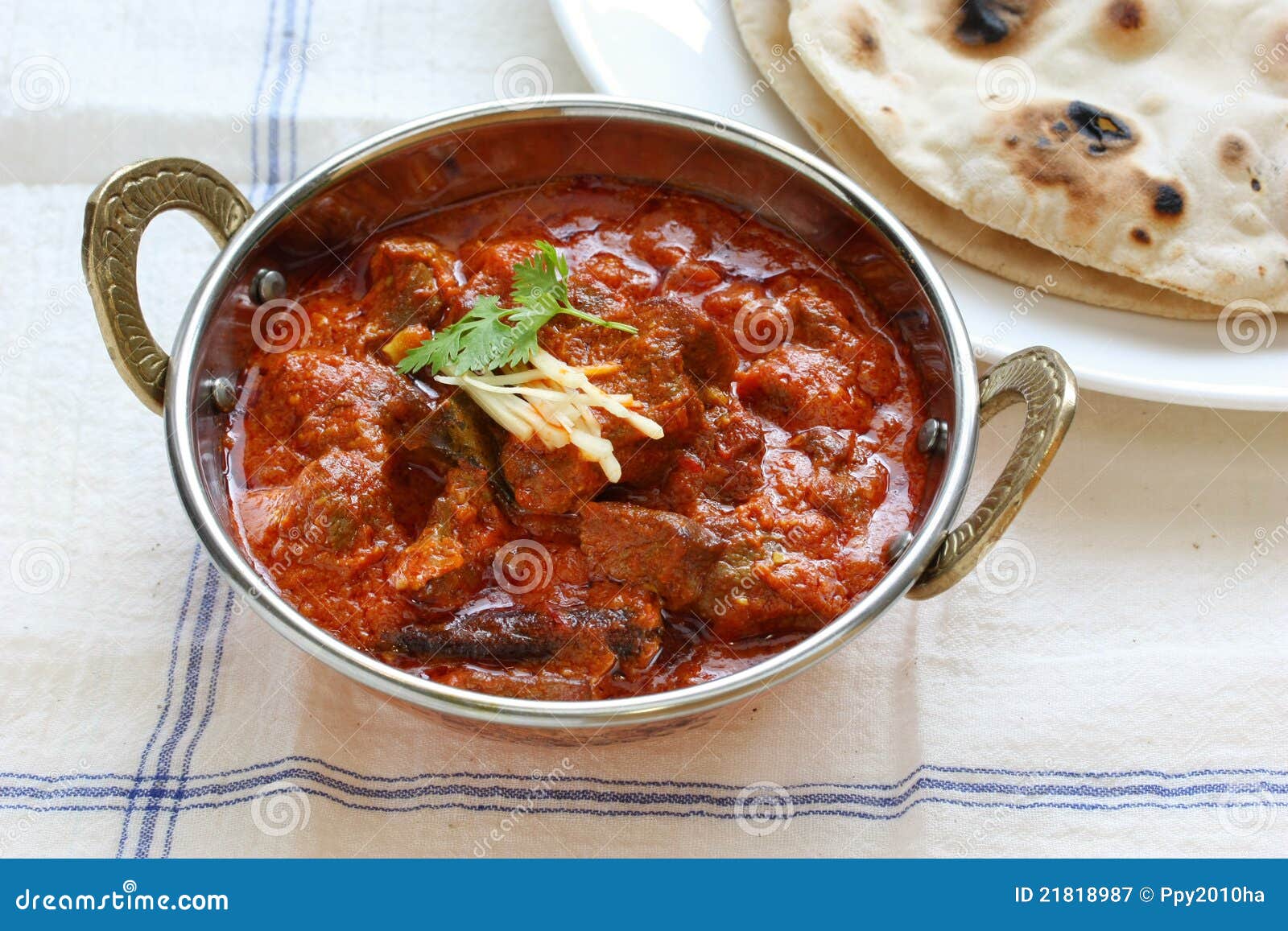 Mutton Rogan Josh, Mutton Curry, Indian Cuisine Stock Image - Image of ...
