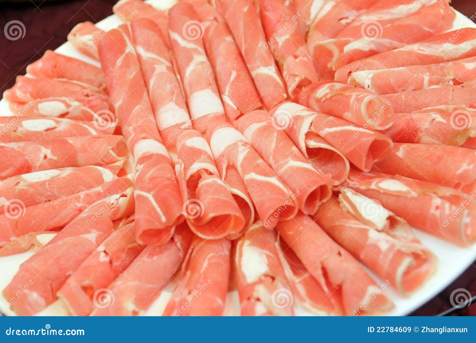 Mutton roll stock image. Image of prime, roll, lamb, sliced - 22784609