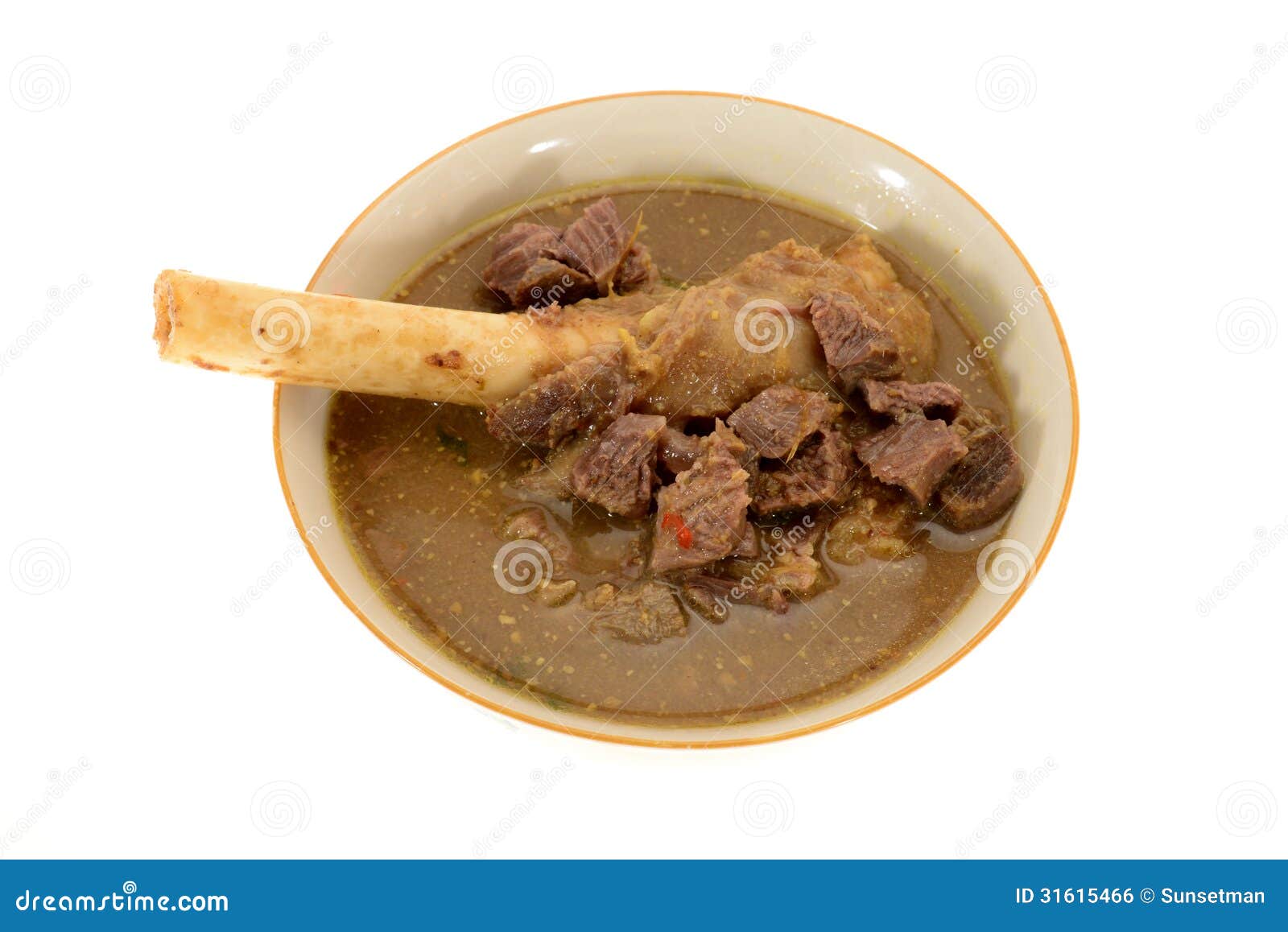 Mutton Soup stock photo. Image of meal, simmer, bone - 31615466