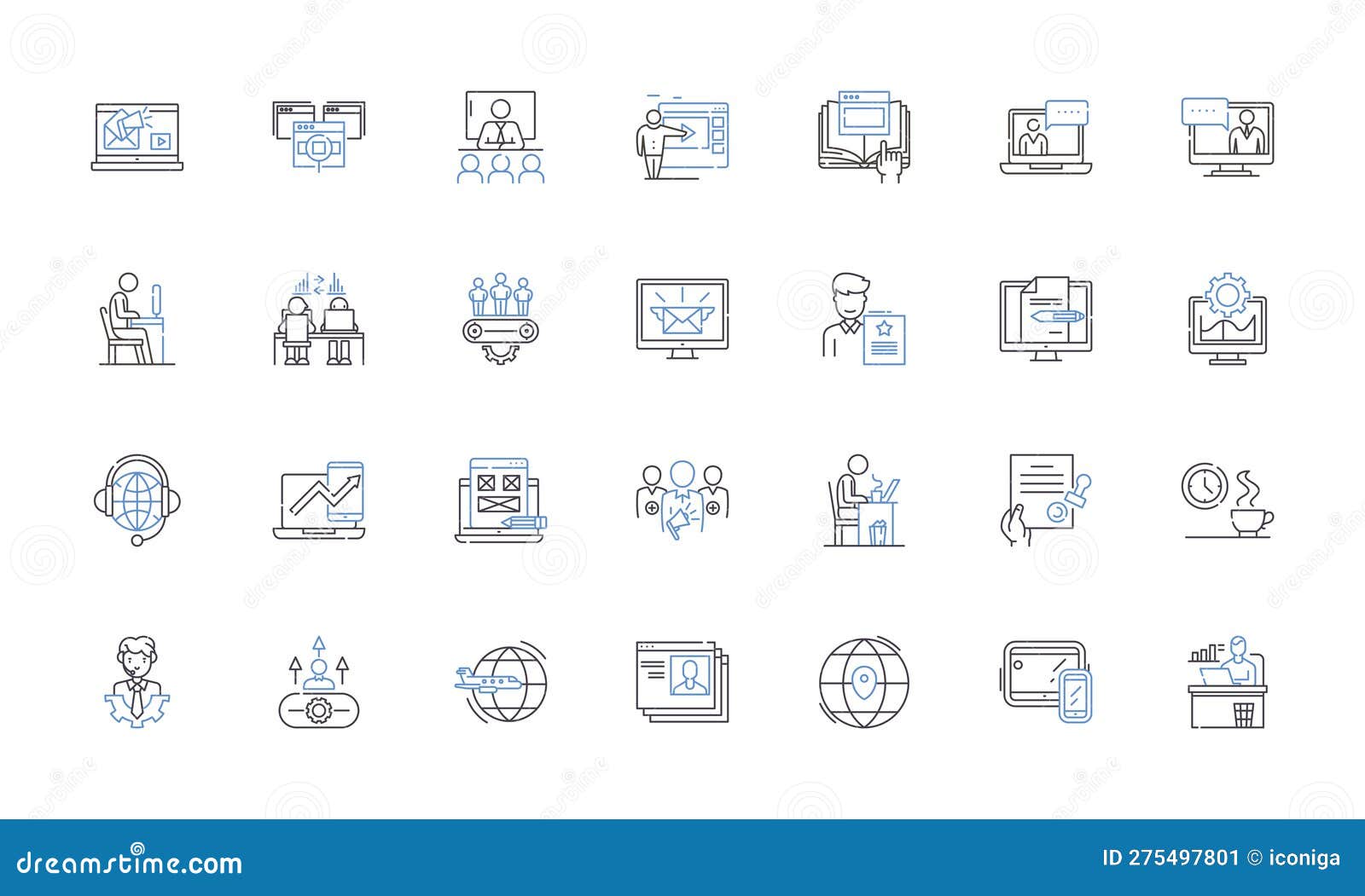 Mutual Aid Line Icons Collection. Collaborative, Supportive, Reciprocal ...