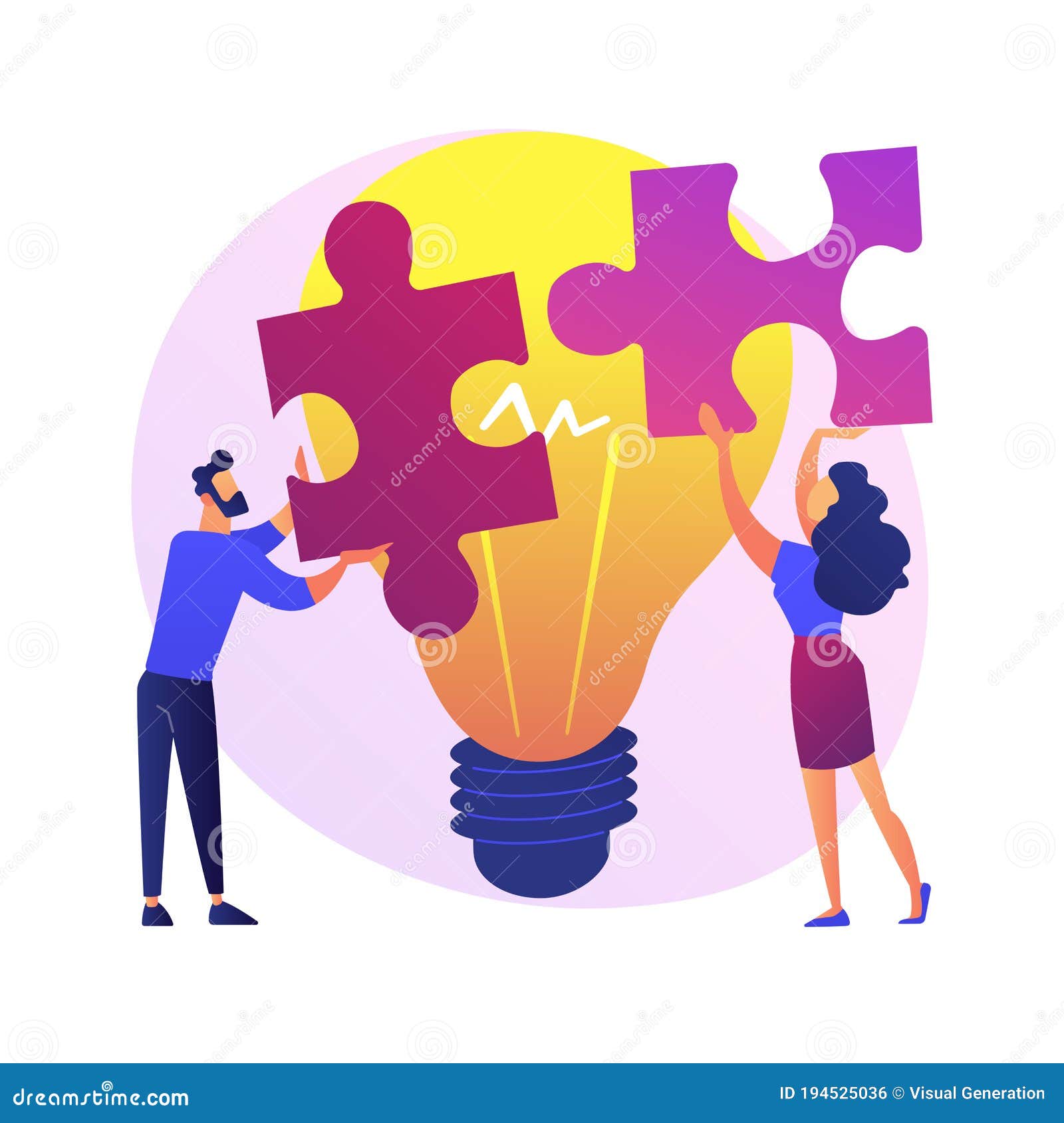 Mutual Assistance Abstract Concept Vector Illustration. Stock Vector ...