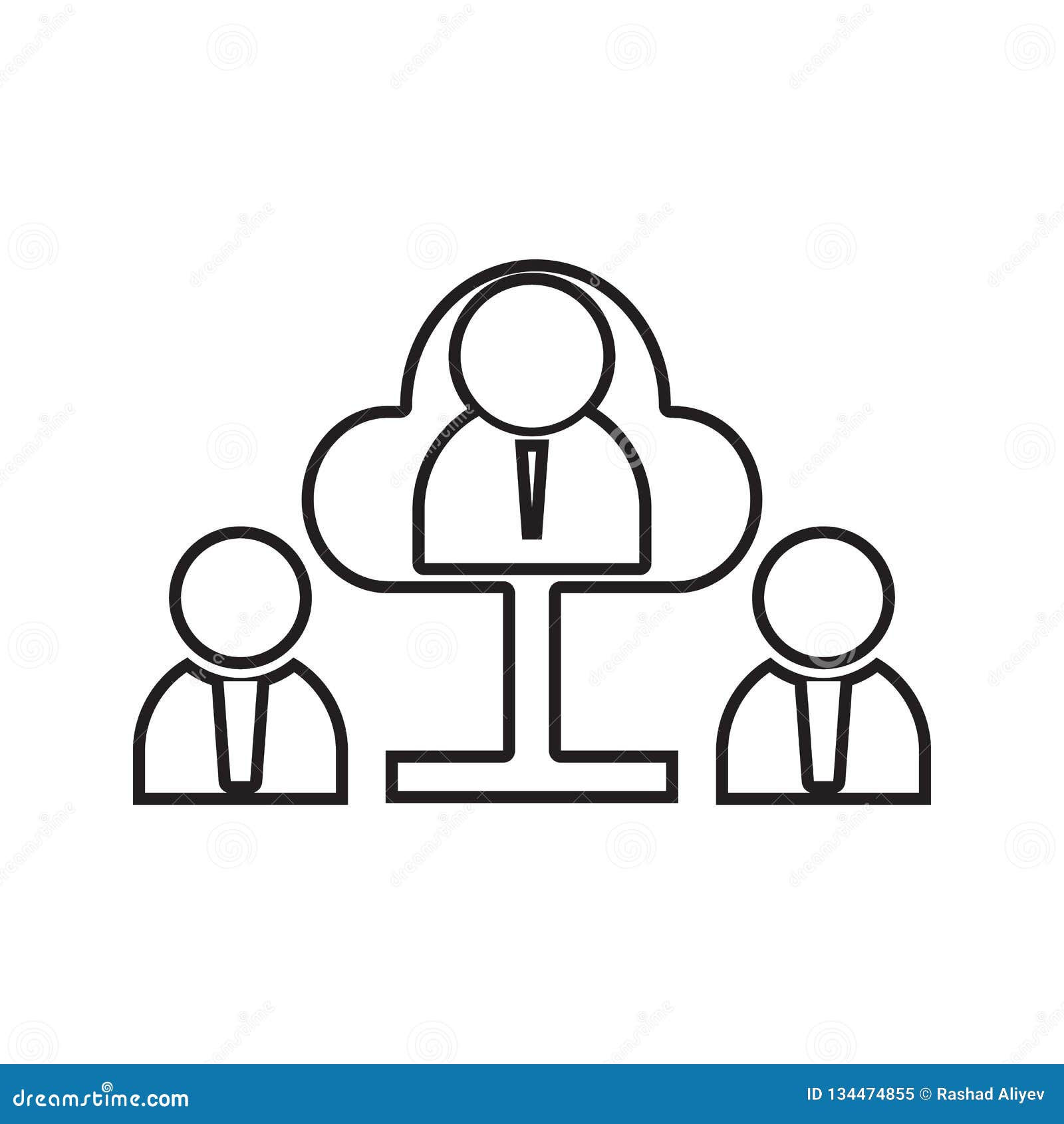 Mutual Friends Icon. Element of Conversation and Friendship for Mobile ...