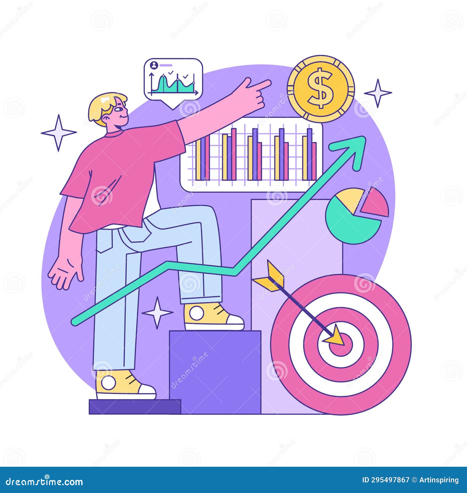 Investment Asset Allocation And Rebalance Concept. Businessman On ... Investment Asset Allocation And Rebalance Concept. Businessman On ...