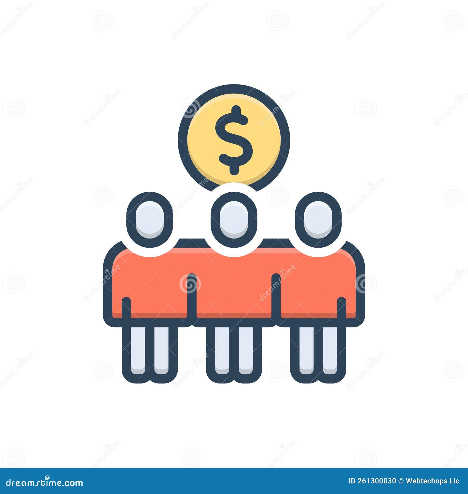 Color Illustration Icon for Mutual, Fraternal and Internecine Stock ...