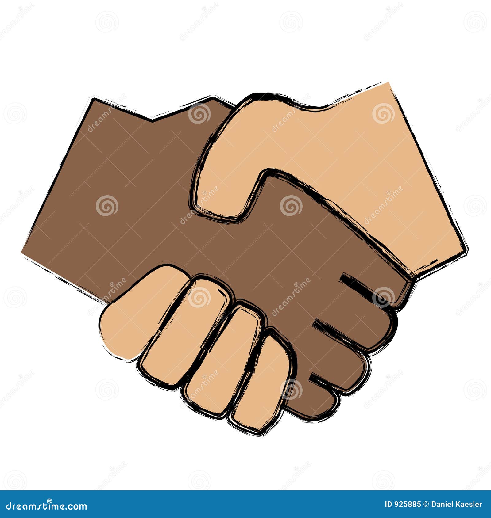 Mutual trust stock illustration. Illustration of african - 925885