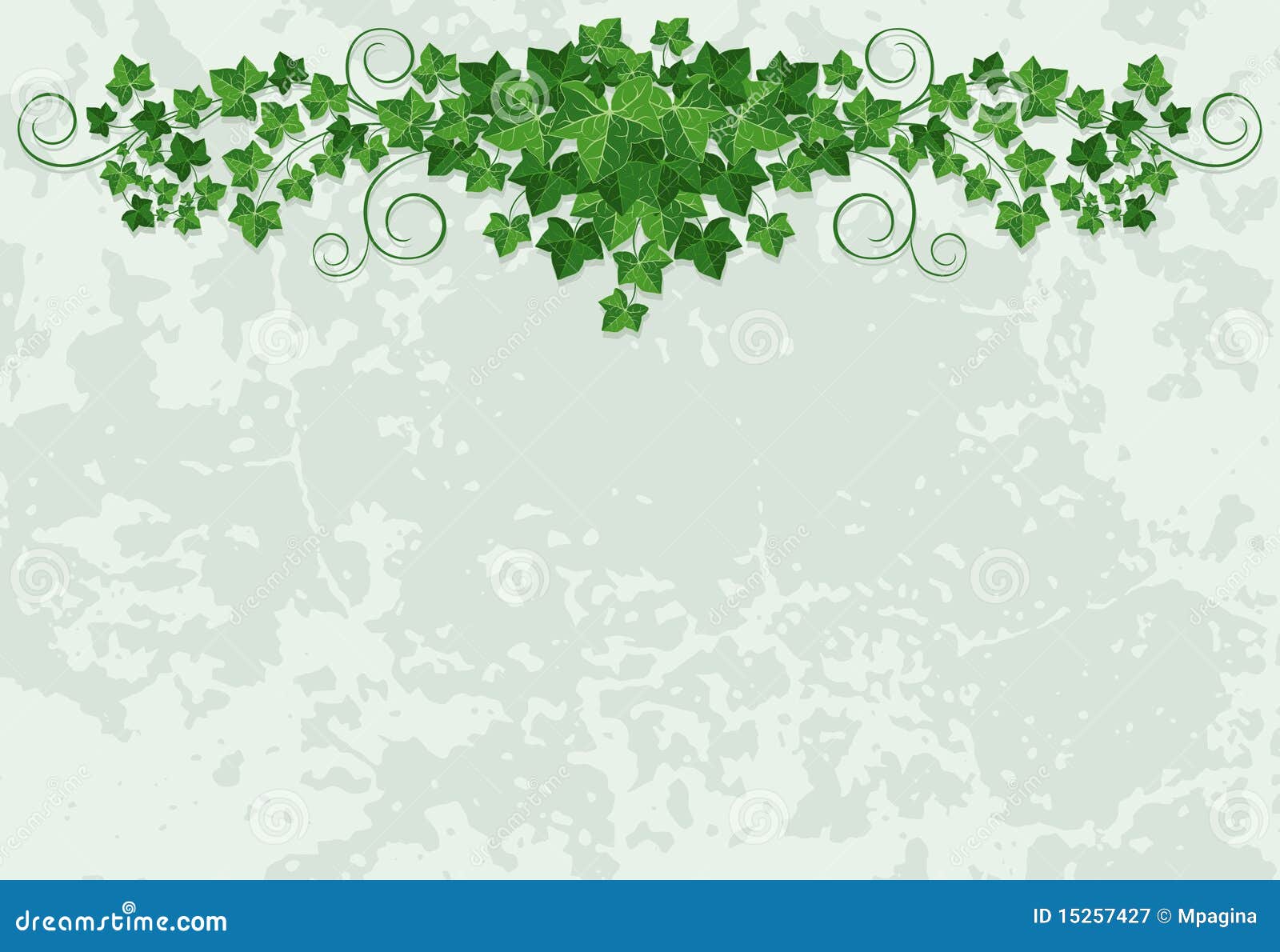 Muur met klimop vector illustratie. Illustration of samenvatting - 15257427