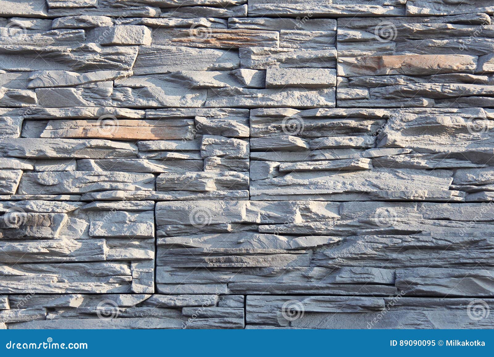 Muur Van Decoratieve Steen in Grijs Stock Afbeelding - Image of ...