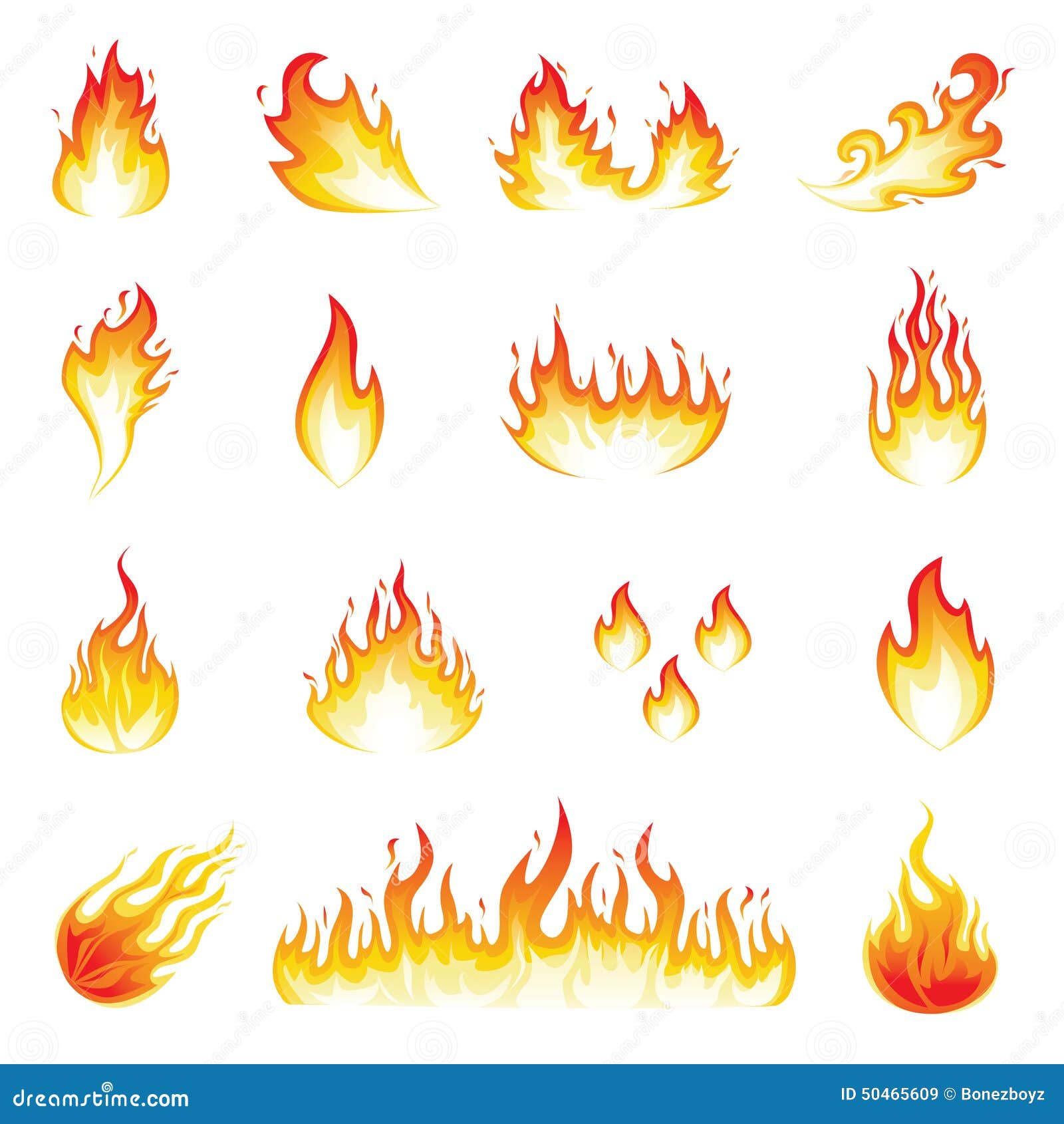 Muur van vlammen vector illustratie. Illustration of brandmuur - 50465609