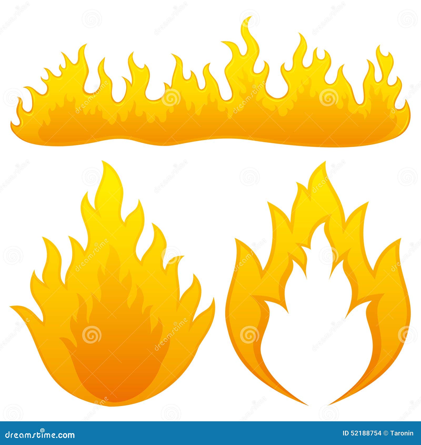 Muur van vlammen vector illustratie. Illustration of vlammen - 52188754