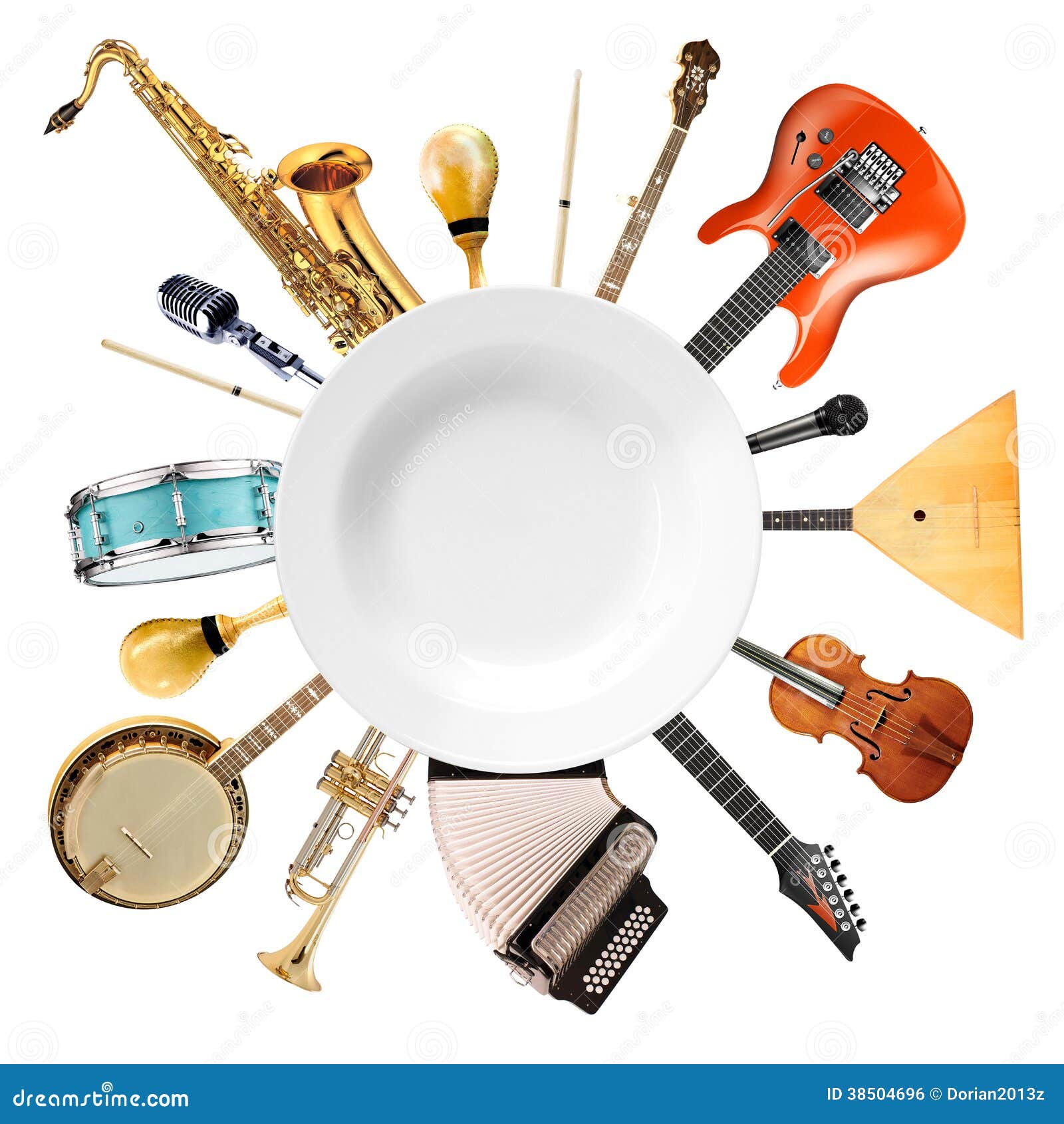 Muzikale Instrumenten, Orkest Stock Foto - Image of modern, balalaika ...