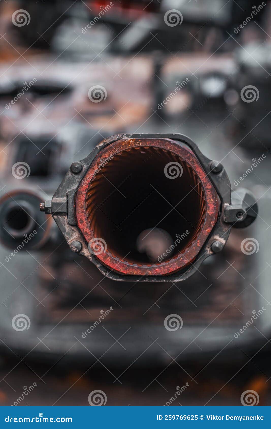 Muzzle Of M47 Tank Gun Editorial Photo | CartoonDealer.com #213469317