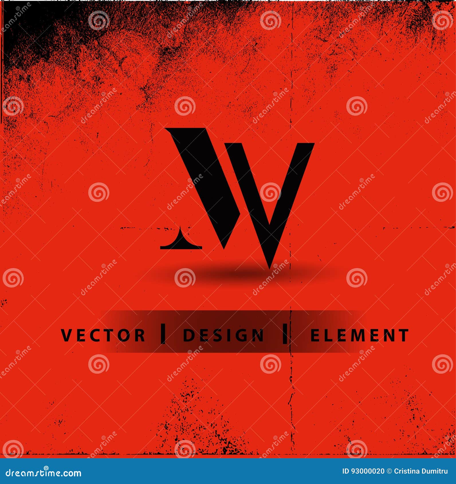 MV M V Letter Logo Design stock vector. Illustration of letter - 93000020