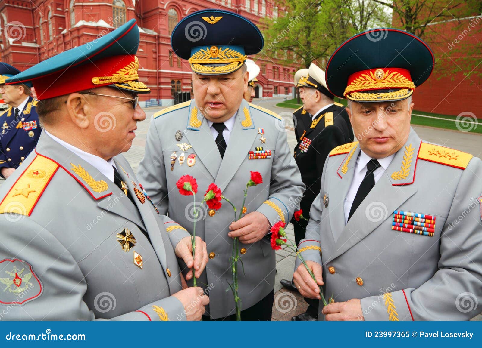 MVD Generals Stand Near State Historical Museum Editorial Image - Image ...