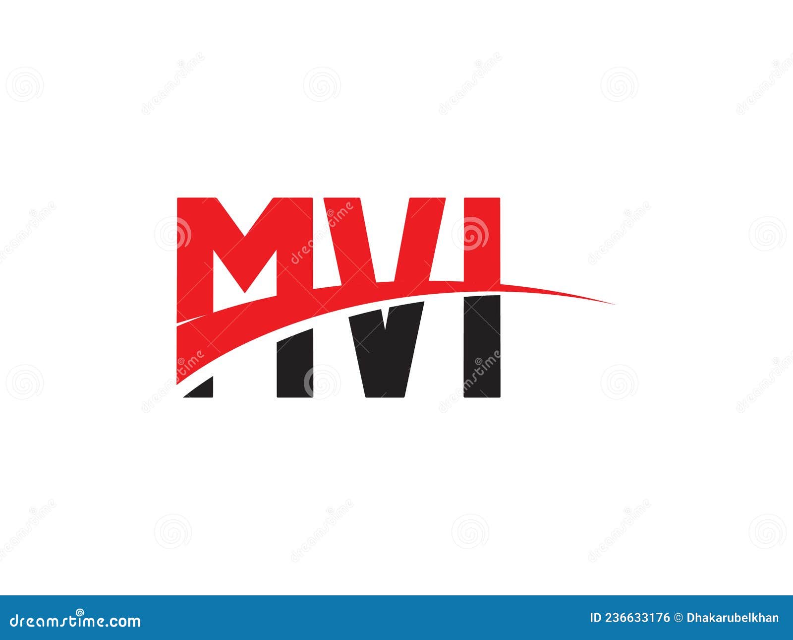 MVI Letter Initial Logo Design Vector Illustration Stock Vector ...