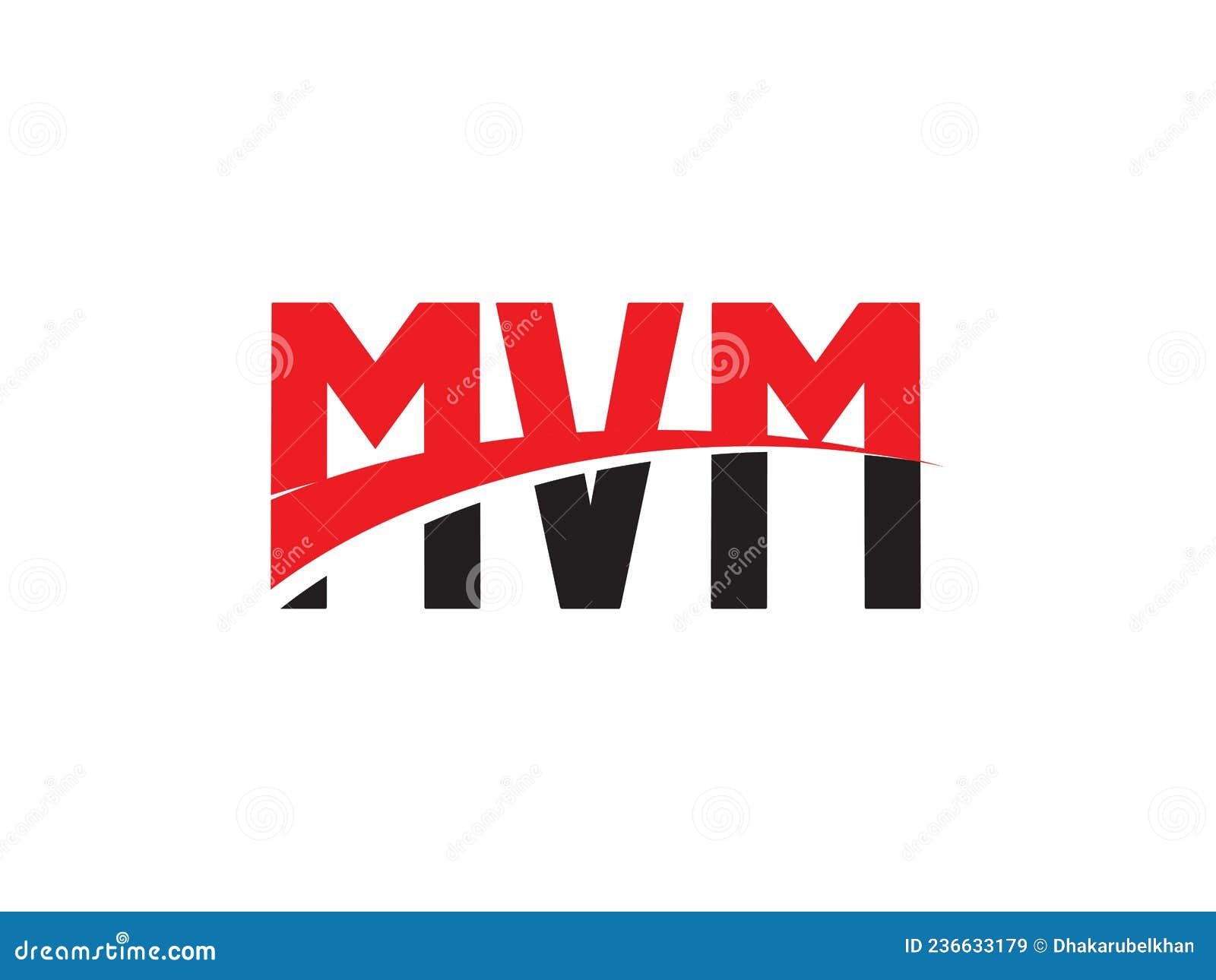 MVM Letter Initial Logo Design Vector Illustration Stock Vector ...
