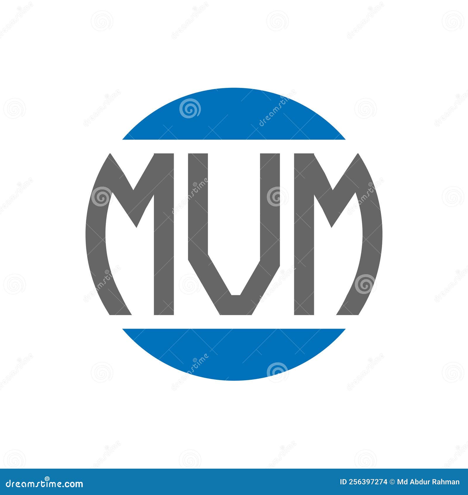 MVM Letter Logo Design on White Background. MVM Creative Initials ...