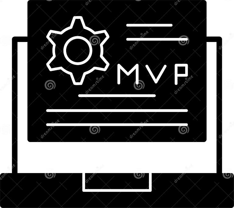 MVP Vector Icon Design stock illustration. Illustration of signage ...