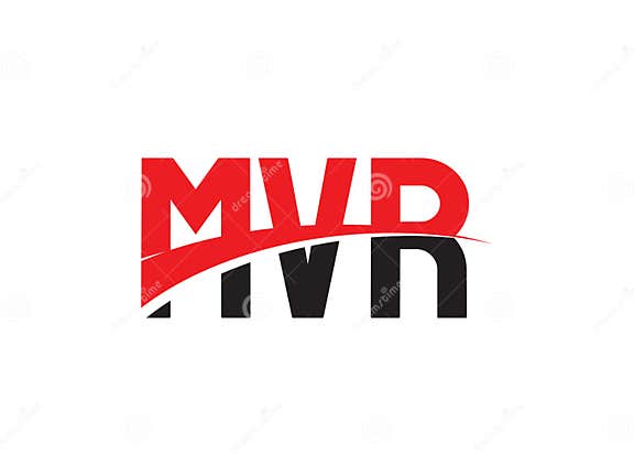 MVR Letter Initial Logo Design Vector Illustration Stock Vector ...