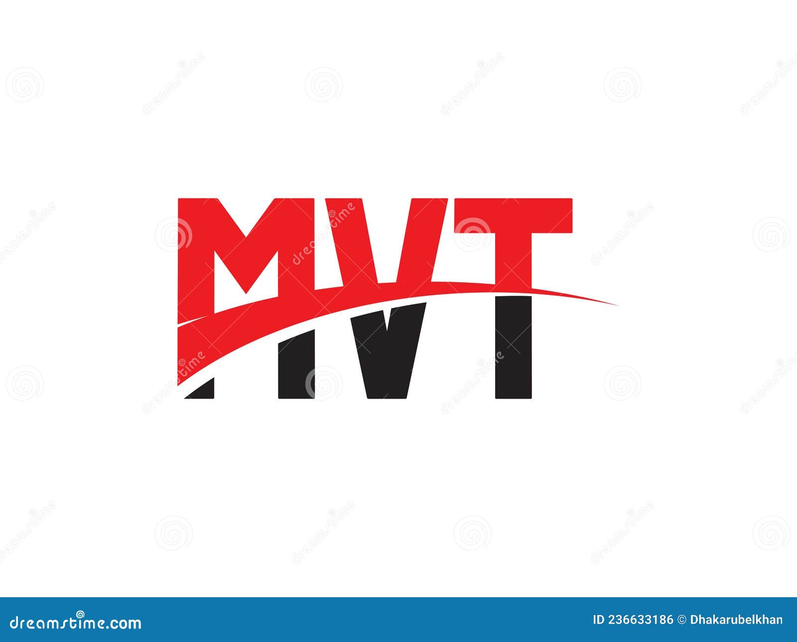 MVT Letter Initial Logo Design Vector Illustration Stock Vector ...