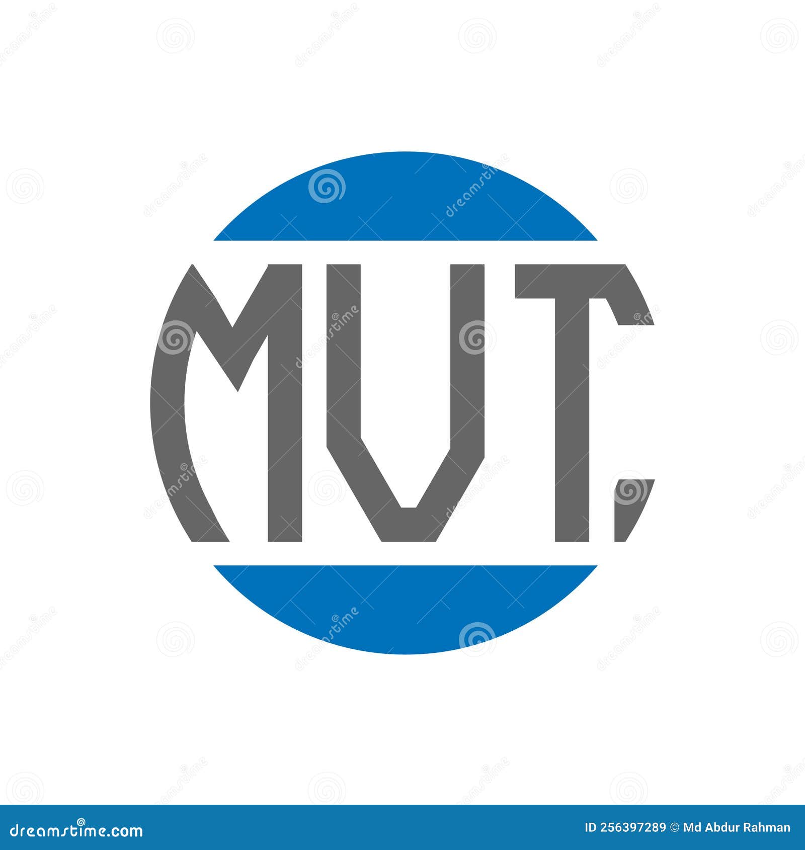 MVT Letter Logo Design on White Background. MVT Creative Initials ...