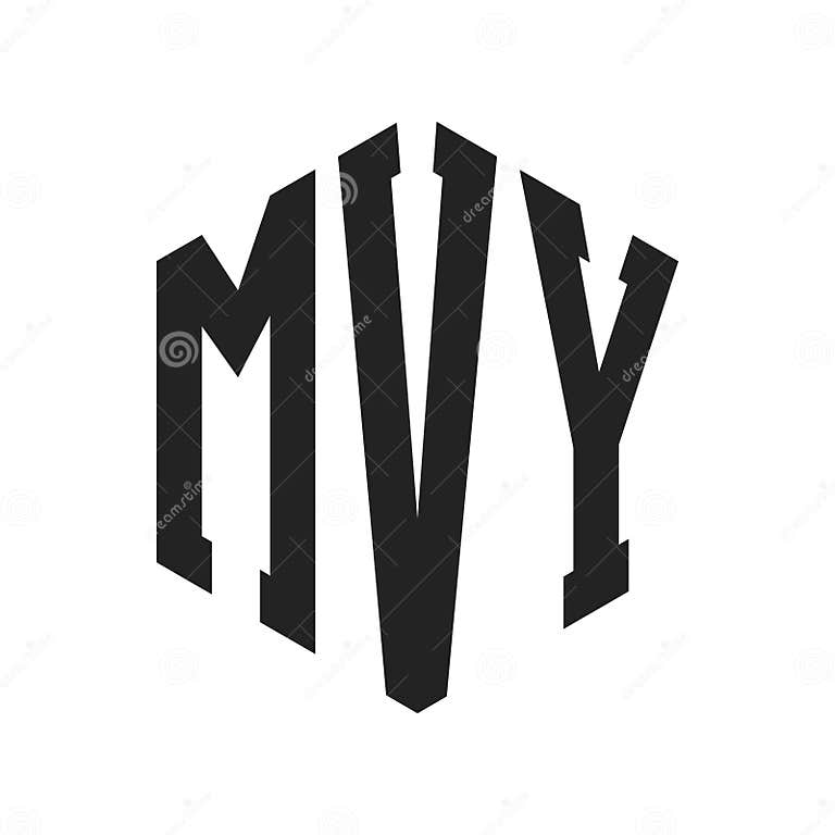 MVY Logo Design. Initial Letter MVY Monogram Logo Using Hexagon Shape ...