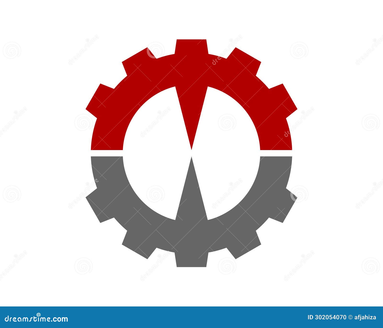 MW Gear Circle Logo Template Stock Vector - Illustration of label ...