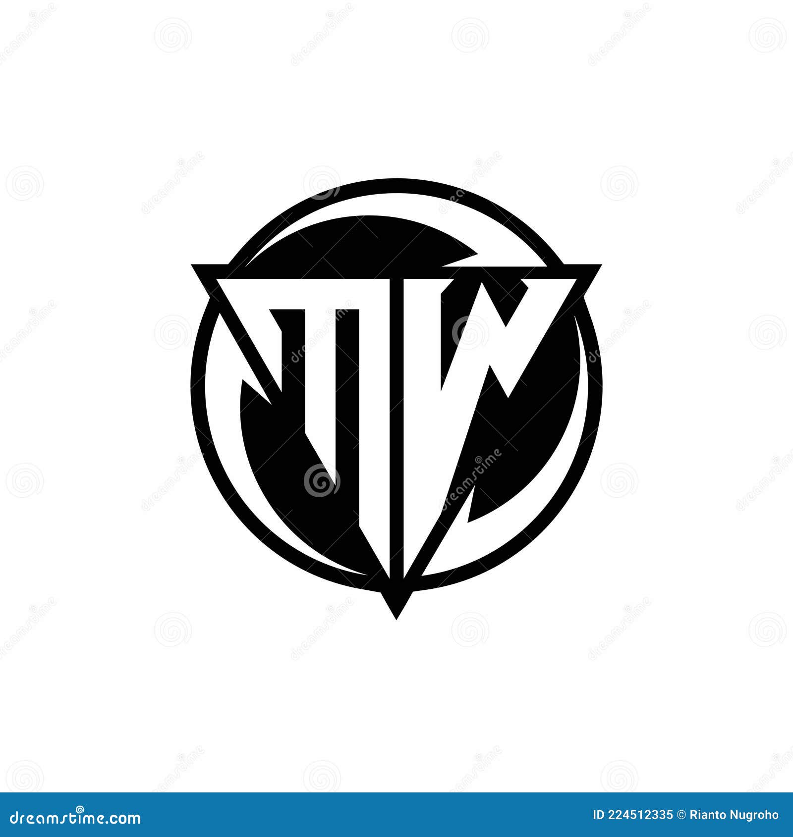 MW Logo Monogram Design Template Stock Vector - Illustration of design ...