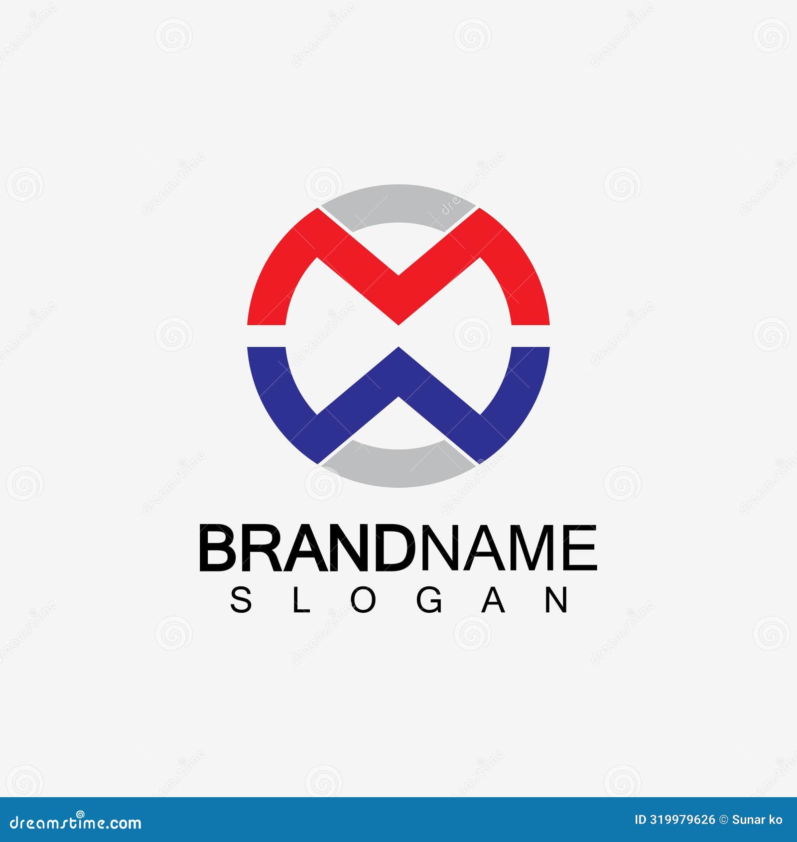 MW Logo Or WM Logo. Creative Letter MW Or WM Monogram Logo Template ...