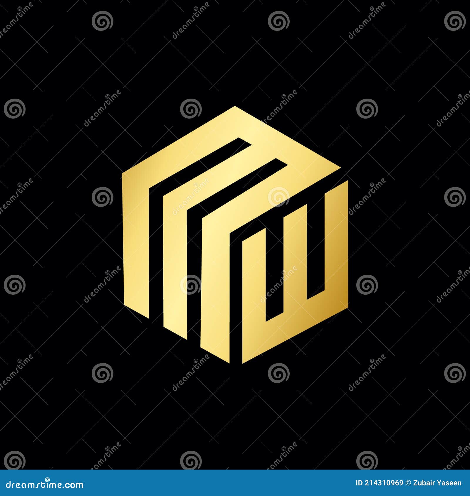 MW and WM W or M Initial Letter Vector Logo Design for Company Stock ...