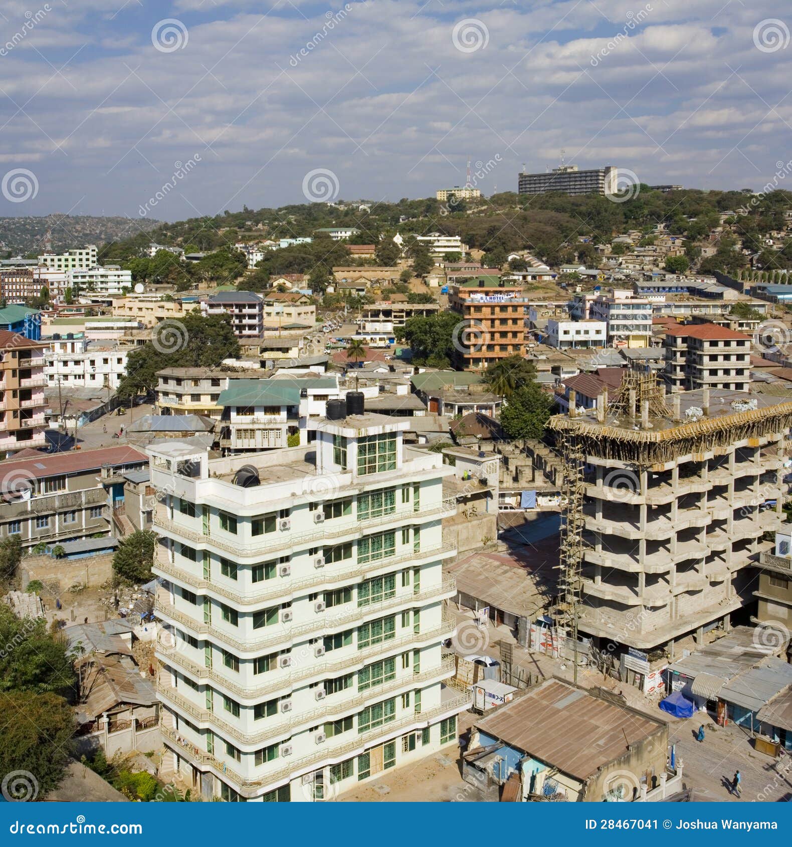 Mwanza City stock image. Image of tanzania, tracks, buildings - 28467041