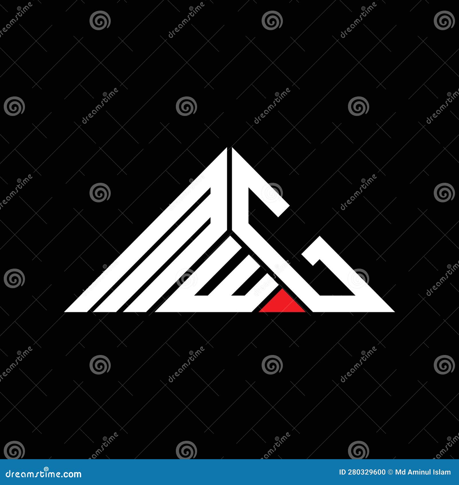 MWG Letter Logo Creative Design with Vector Graphic, MWG Stock Vector ...