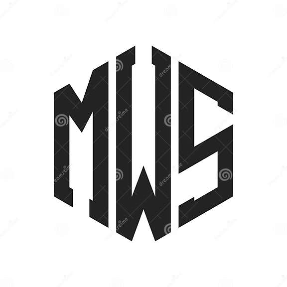 MWS Logo Design. Initial Letter MWS Monogram Logo Using Hexagon Shape ...