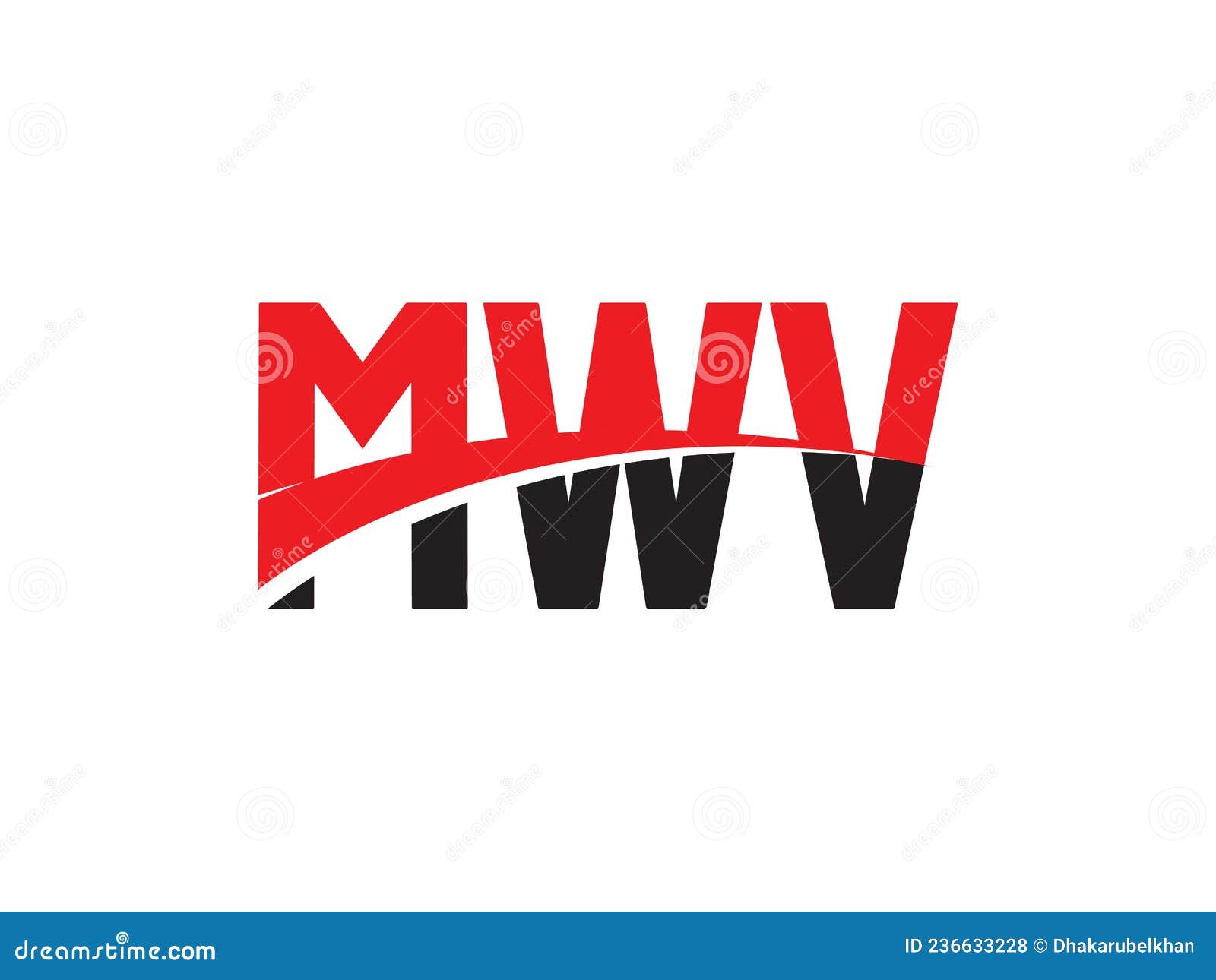 MWV Letter Initial Logo Design Vector Illustration Stock Vector ...